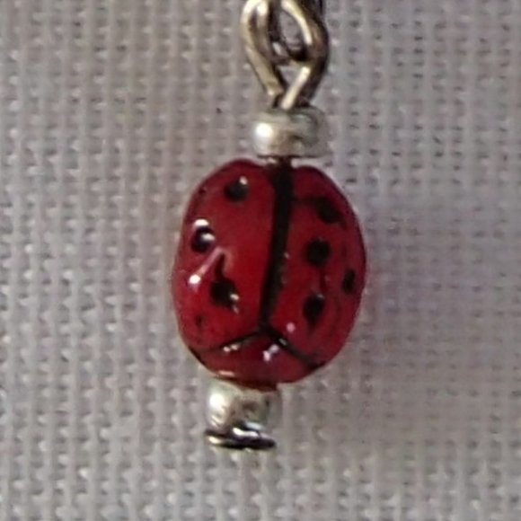 Audi Lee | Jewelry | Black Onyx Gemstone Czech Glass Ladybugs Crystals ...